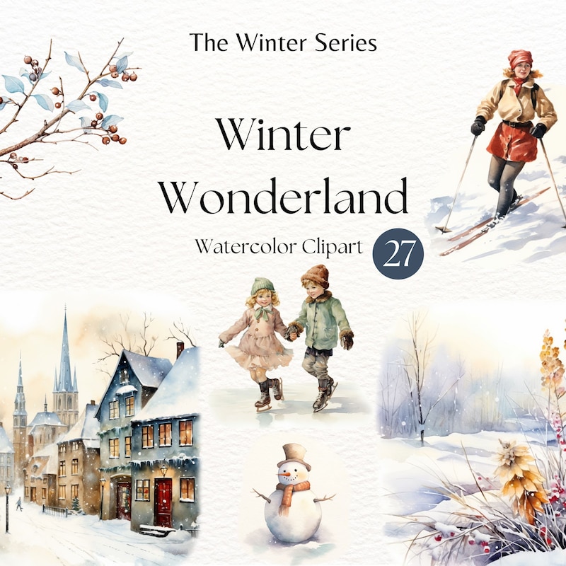 Winter Blues Clipart - Etsy