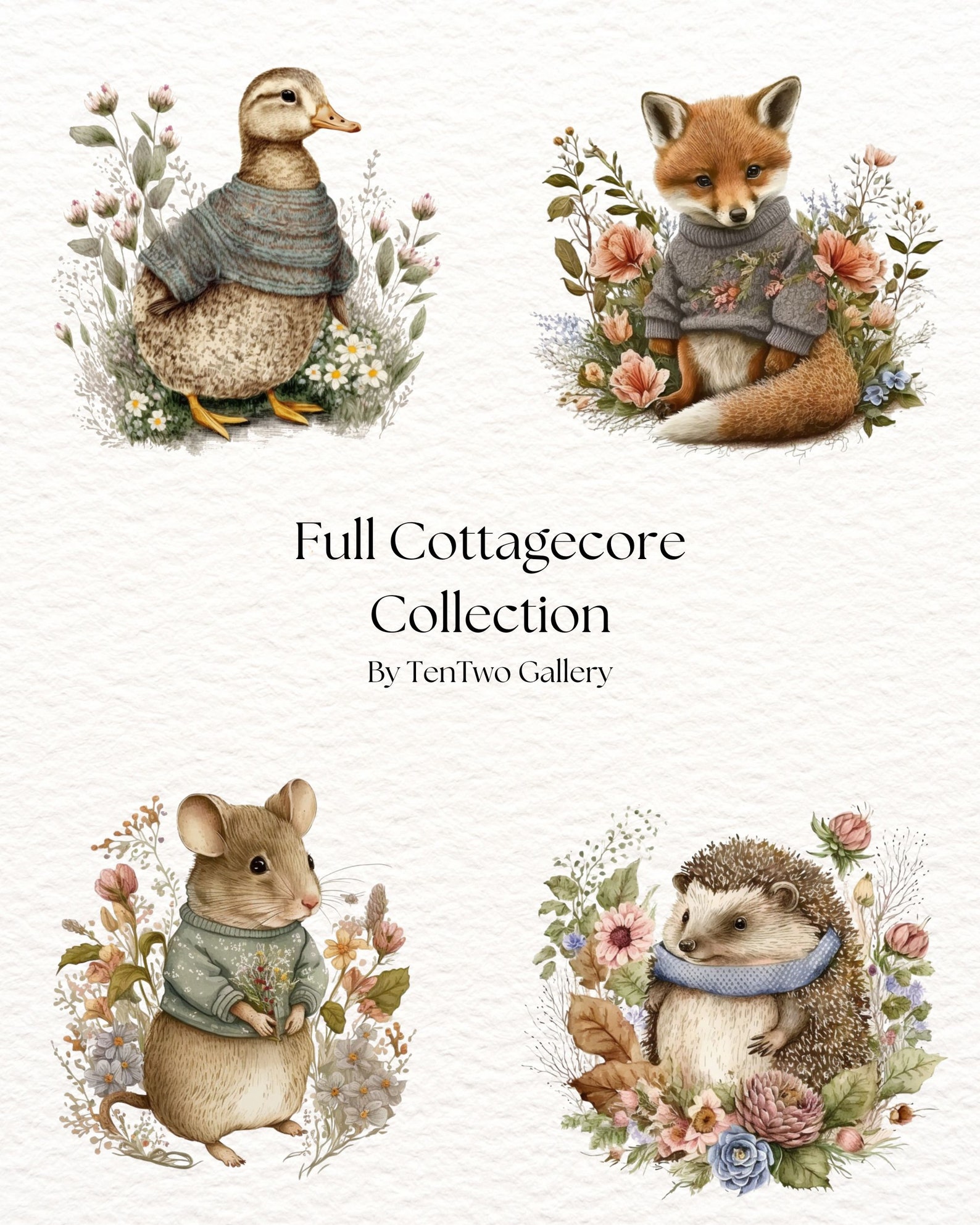 Full Cottagecore Clipart Collection, Cottages PNG, Fairycore, Farmcore ...