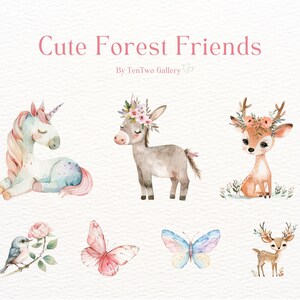 Watercolor Fairy Clipart, Pink Fairy PNG, Fairy Garden, Mushroom ...