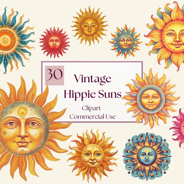 Hippie Clipart - Etsy