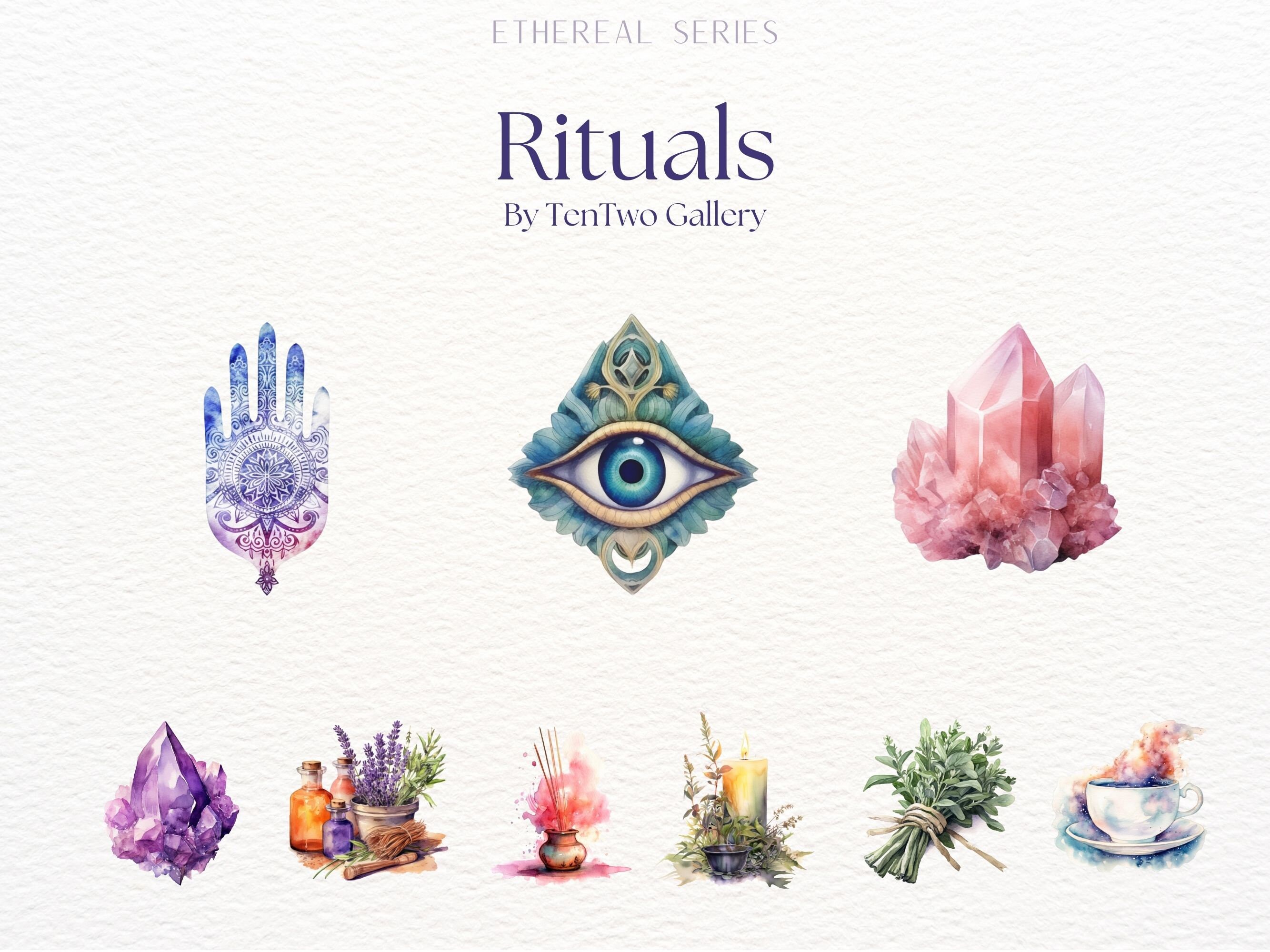 Mindfulness Clipart, Serene Watercolor Graphics, Self Care Journal ...