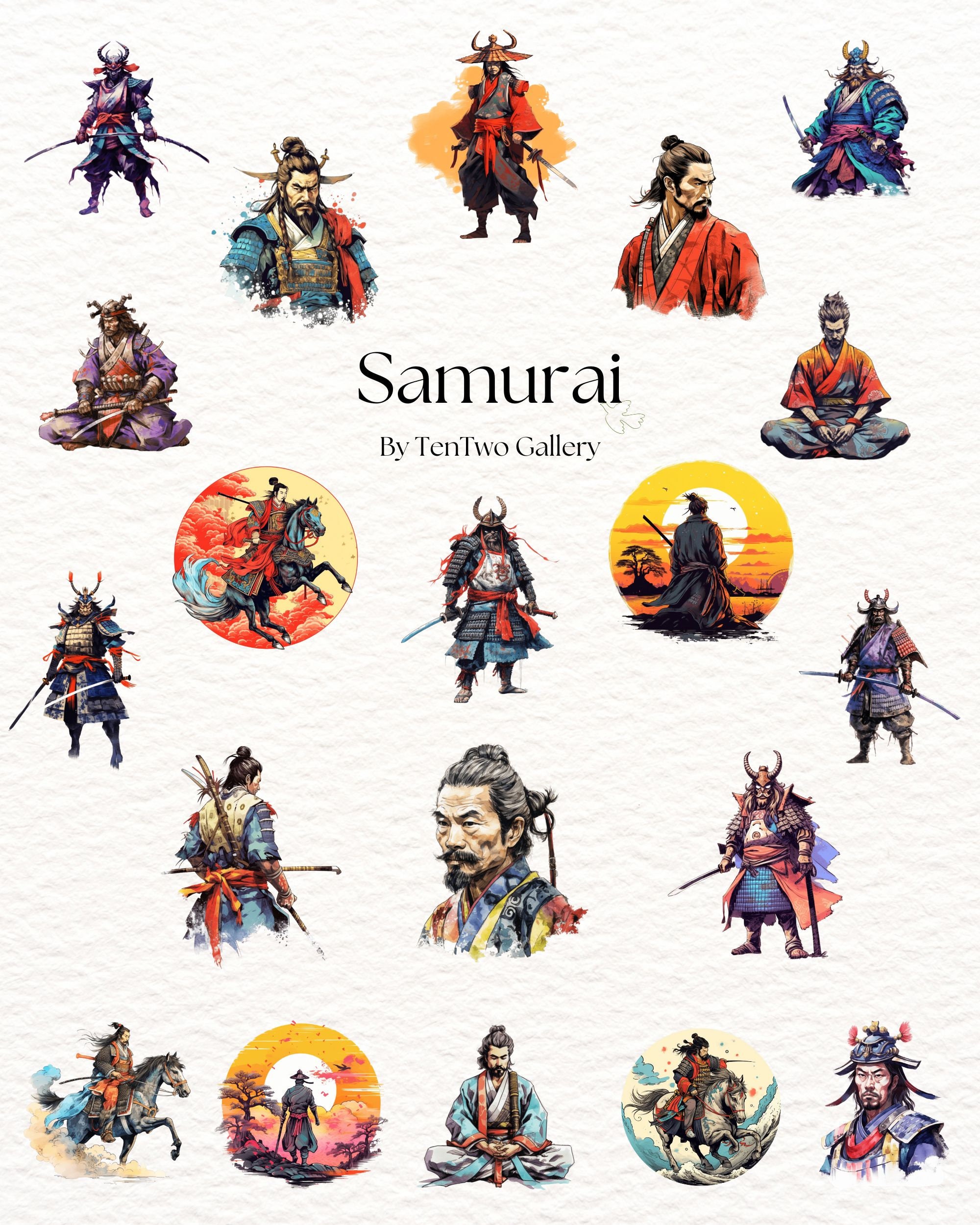 Samurai Clipart Japanese Samurai Clipart Samurai PNG Ronin Clipart ...