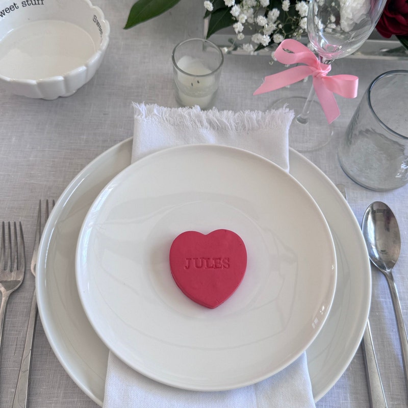 Heart Place Card - Etsy