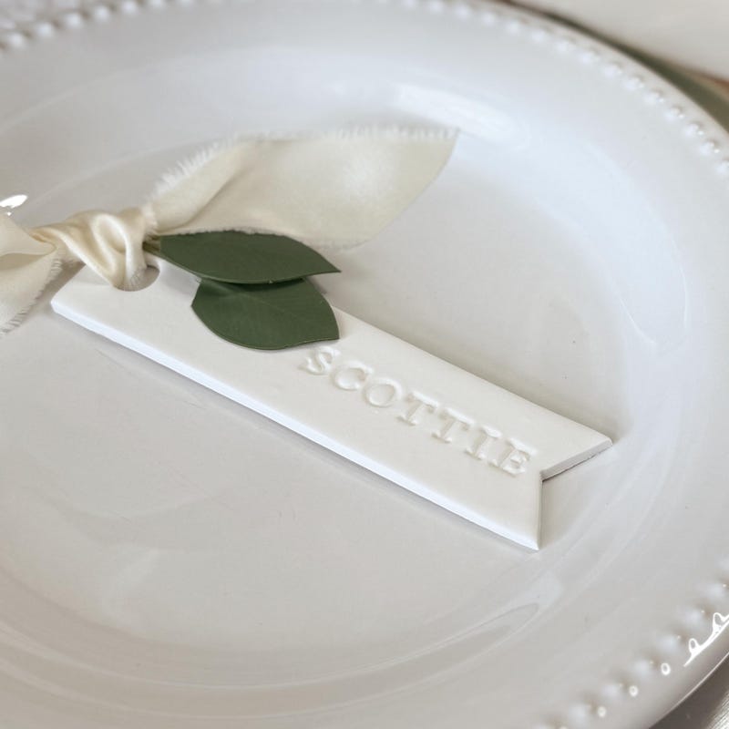 Wedding Name Place Clay - Etsy