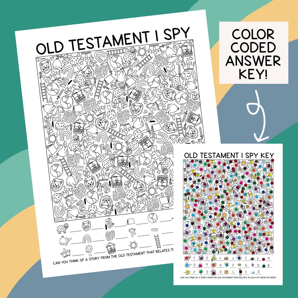 Old Testament I Spy | 2026 Come Follow Me | Activity Day Ideas ...
