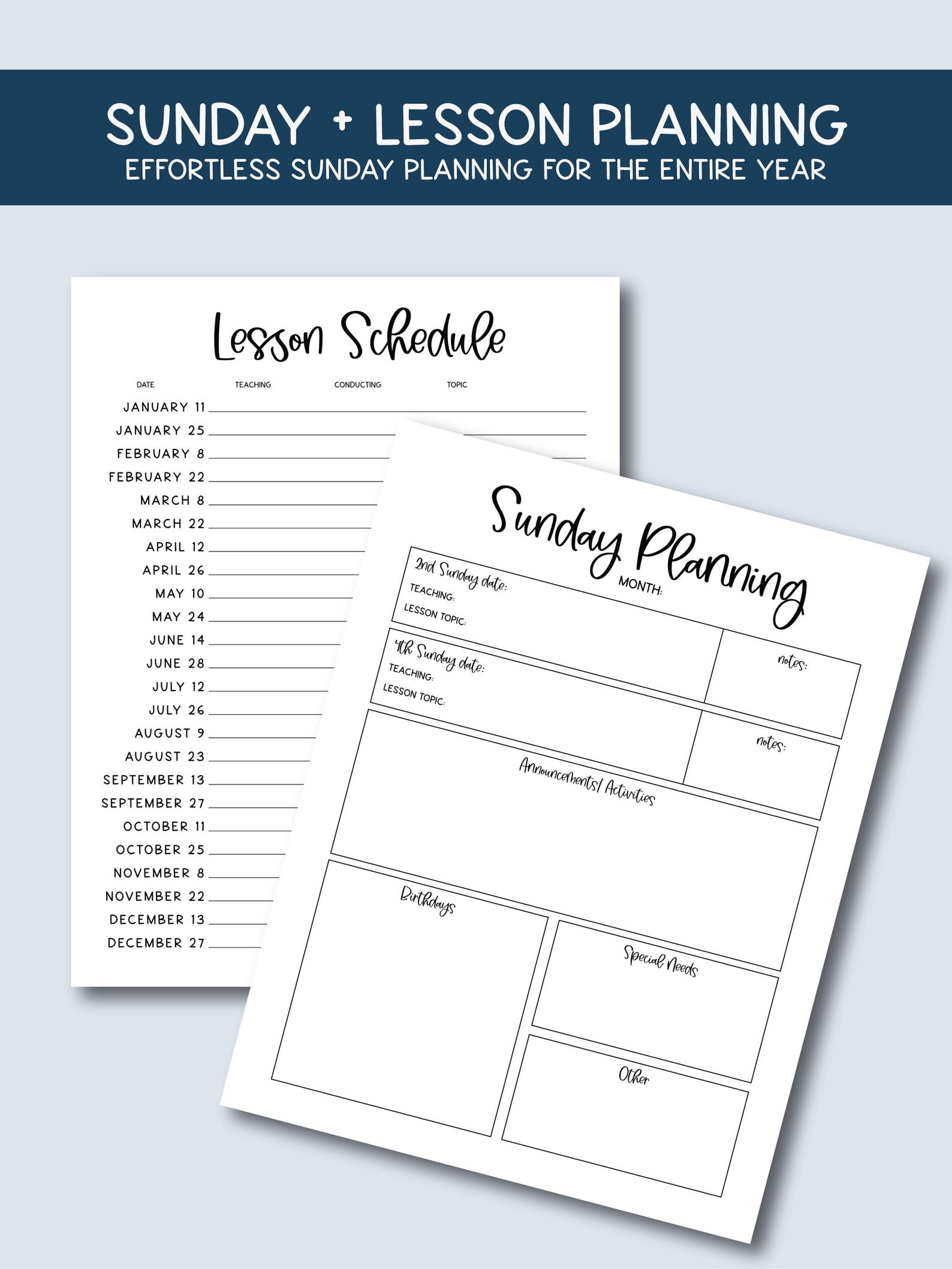 2026 Relief Society Presidency Planner | RS Binder Printable ...