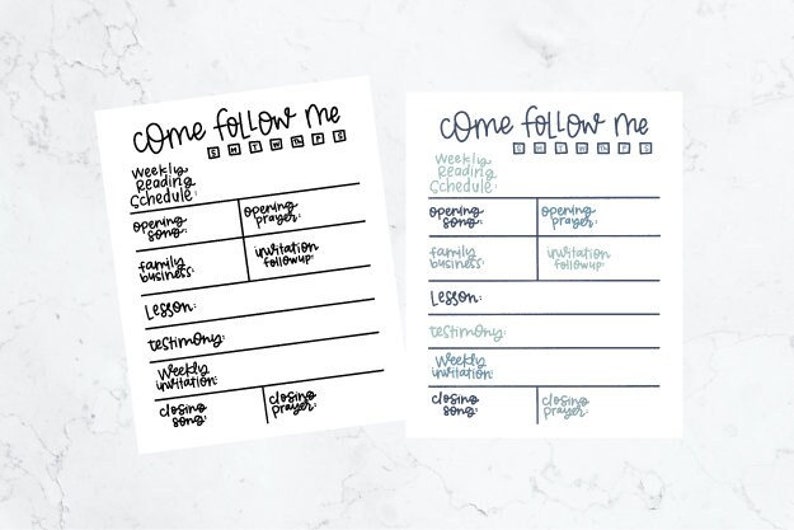 Come Follow Me Lesson Outline for Families | Family Come Follow Me ...