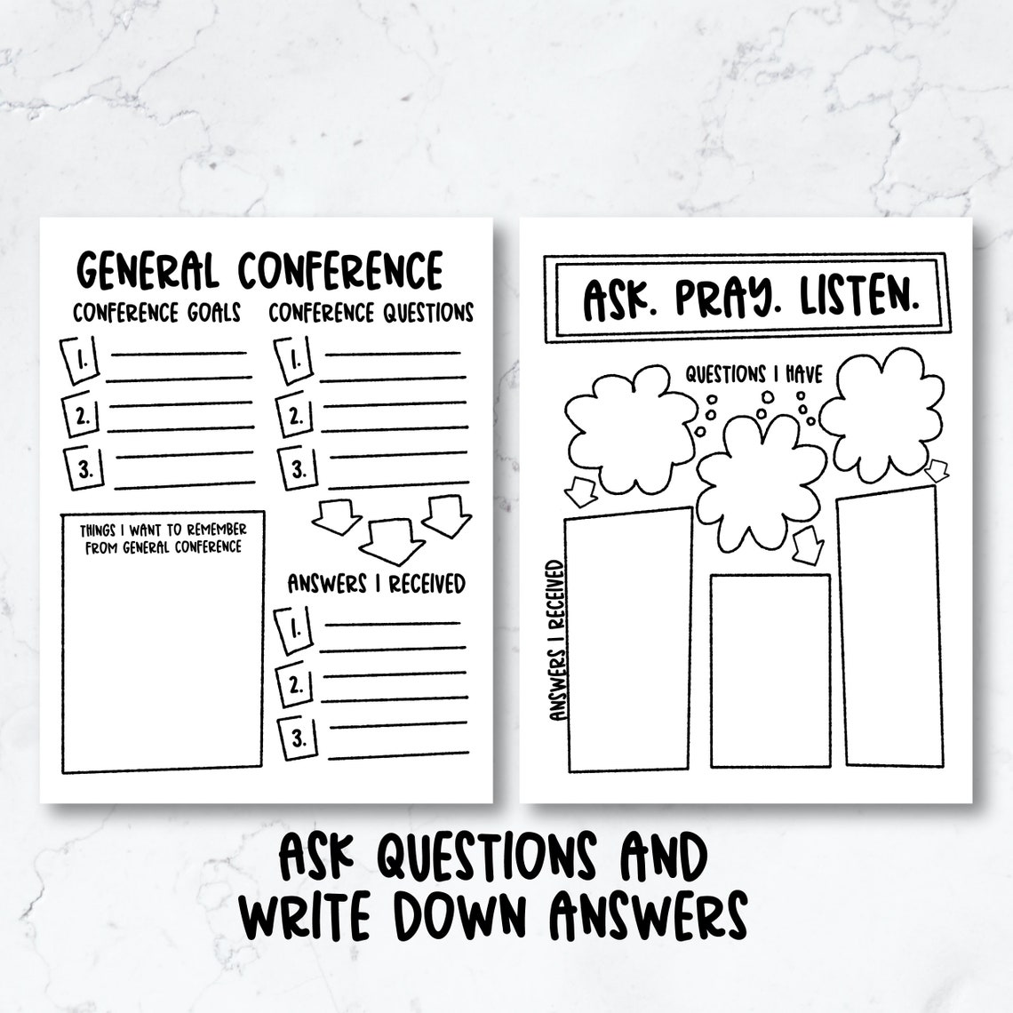 General Conference Bundle | Speaker Notes for General Conference ...