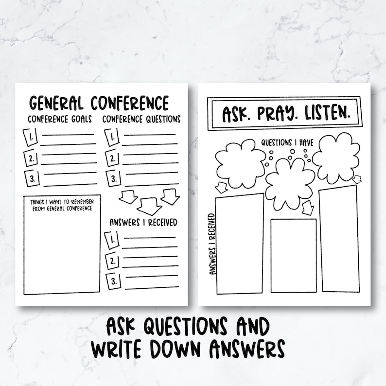 General Conference Bundle | Speaker Notes for General Conference ...