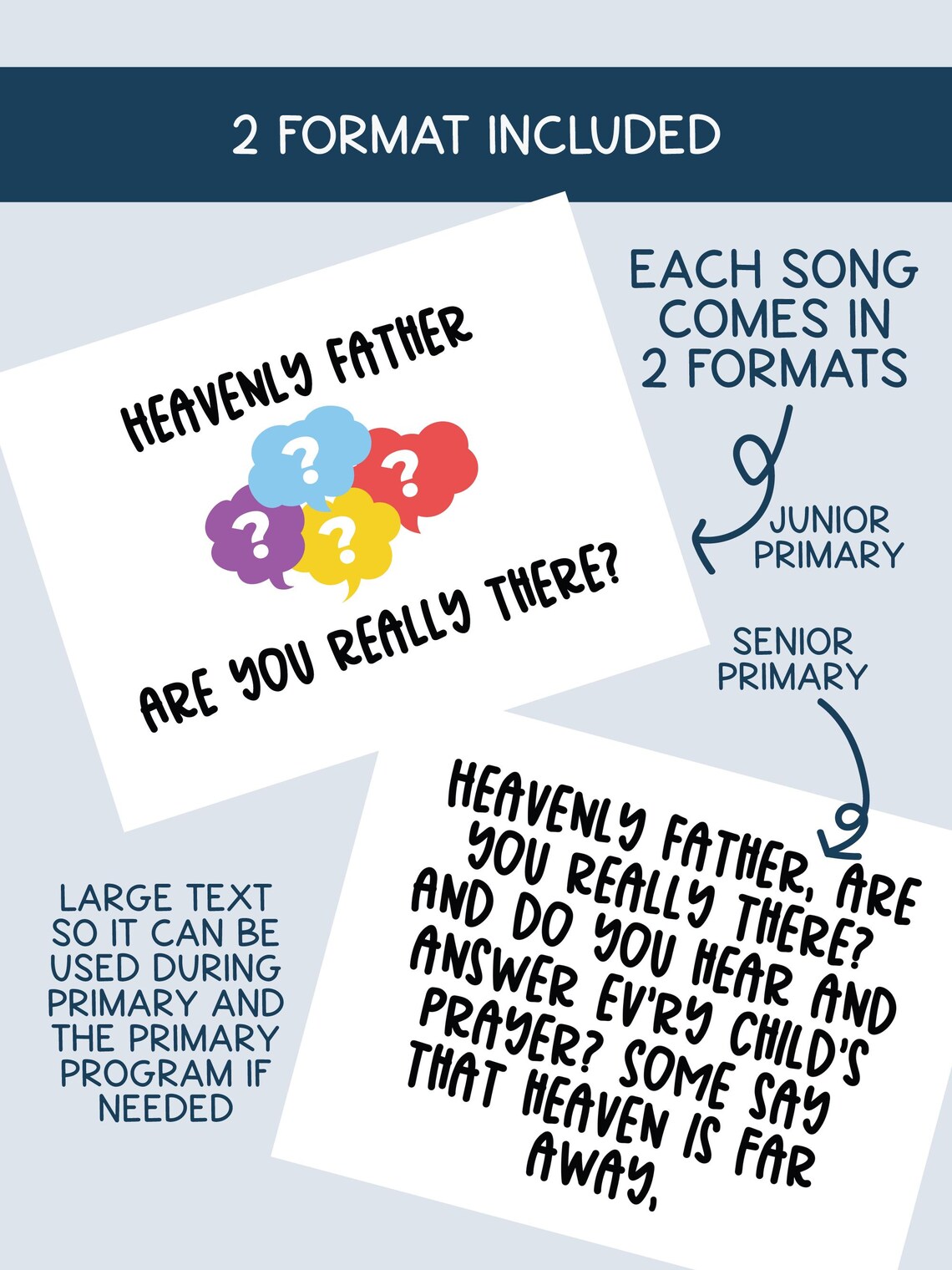 2026 Primary Songs Flip Charts Bundle | Come Follow Me Old Testament ...