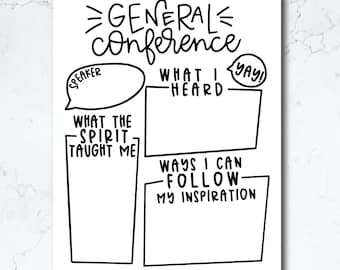 General Conference Bundle | Speaker Notes for General Conference ...