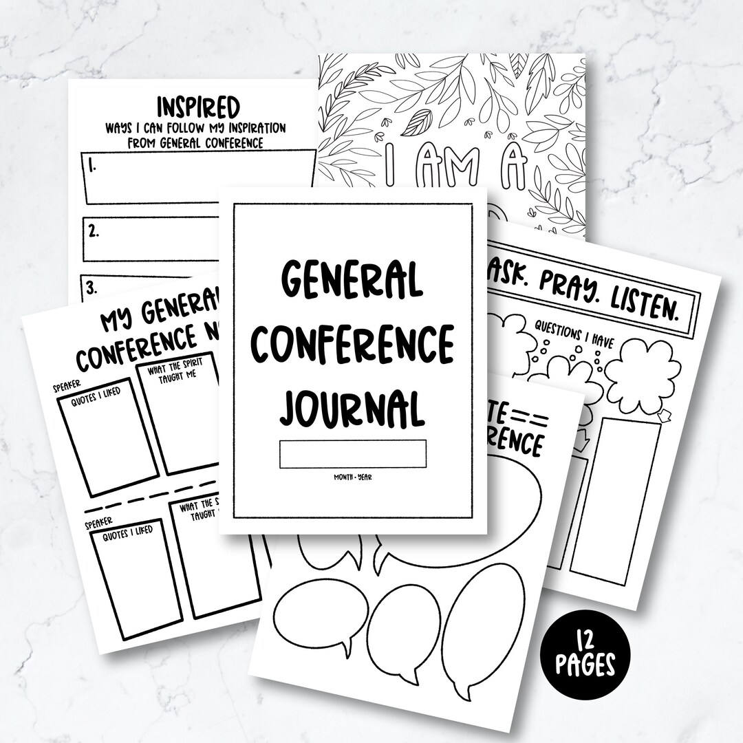 General Conference Bundle | Speaker Notes for General Conference ...
