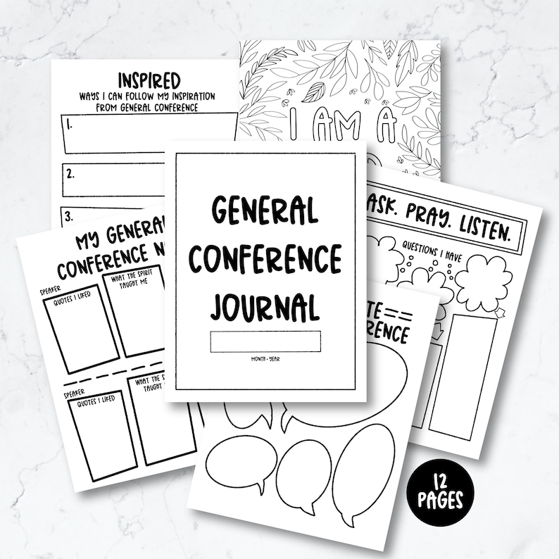 General Conference Bundle | Speaker Notes for General Conference ...