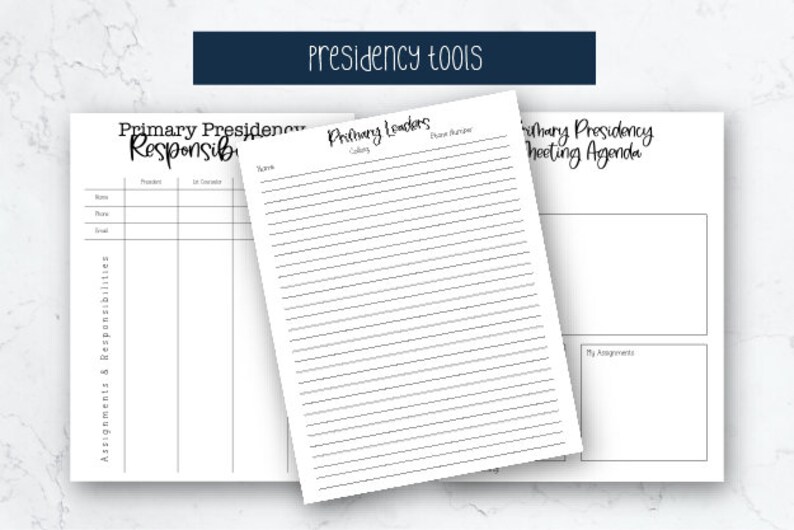 2024 Primary Presidency Planner Primary Binder 2024 Primary Ideas 2024 ...