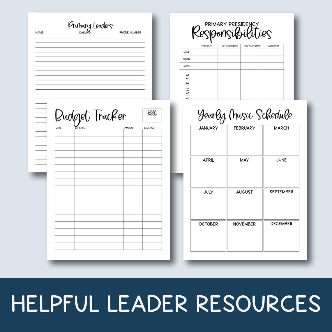 2026 Primary Presidency Planner | Primary Binder | 2026 Primary Ideas ...