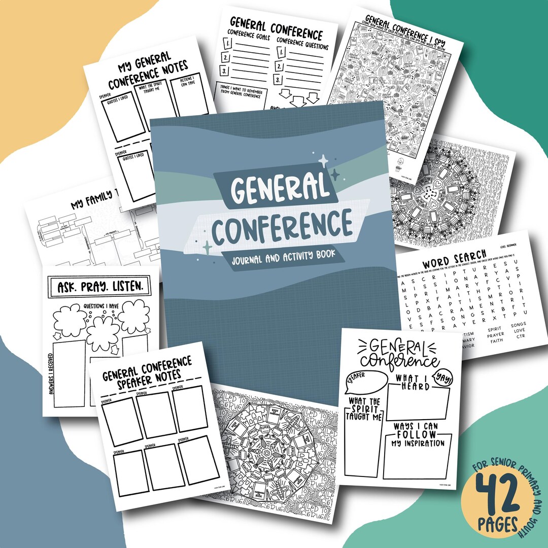 General Conference Journal and Activity Book | Speaker Notes for ...