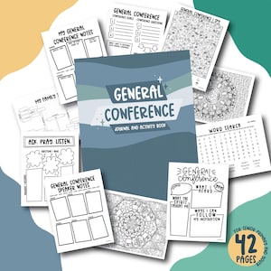 General Conference Journal and Activity Book | Speaker Notes for ...
