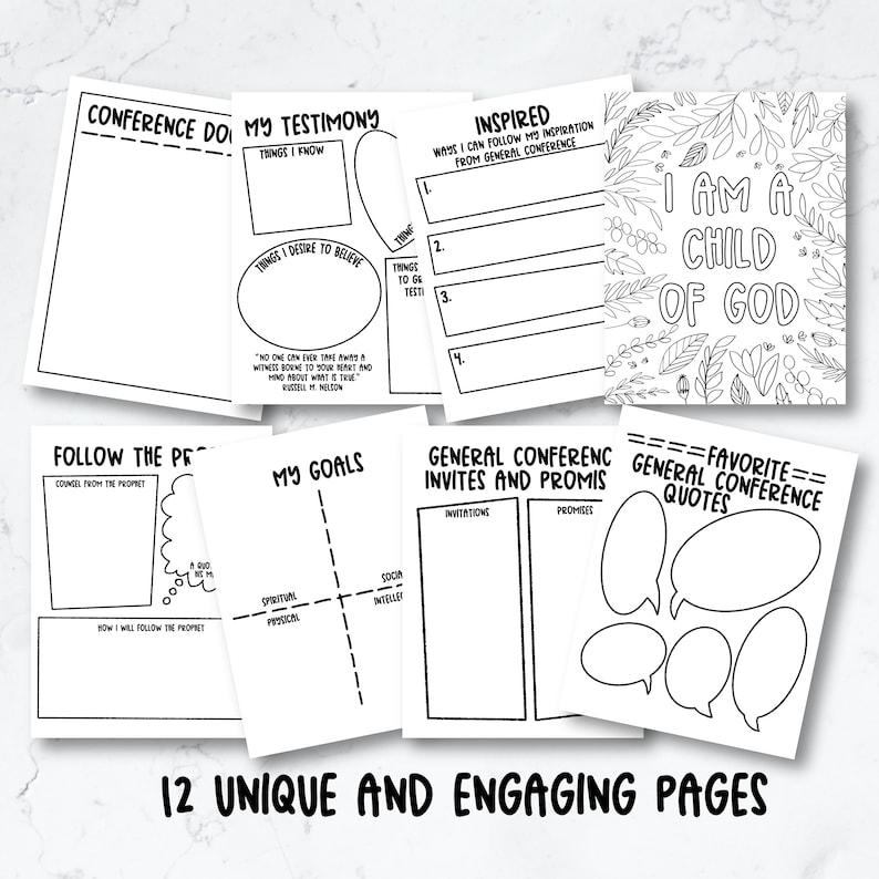 General Conference Bundle | Speaker Notes for General Conference ...