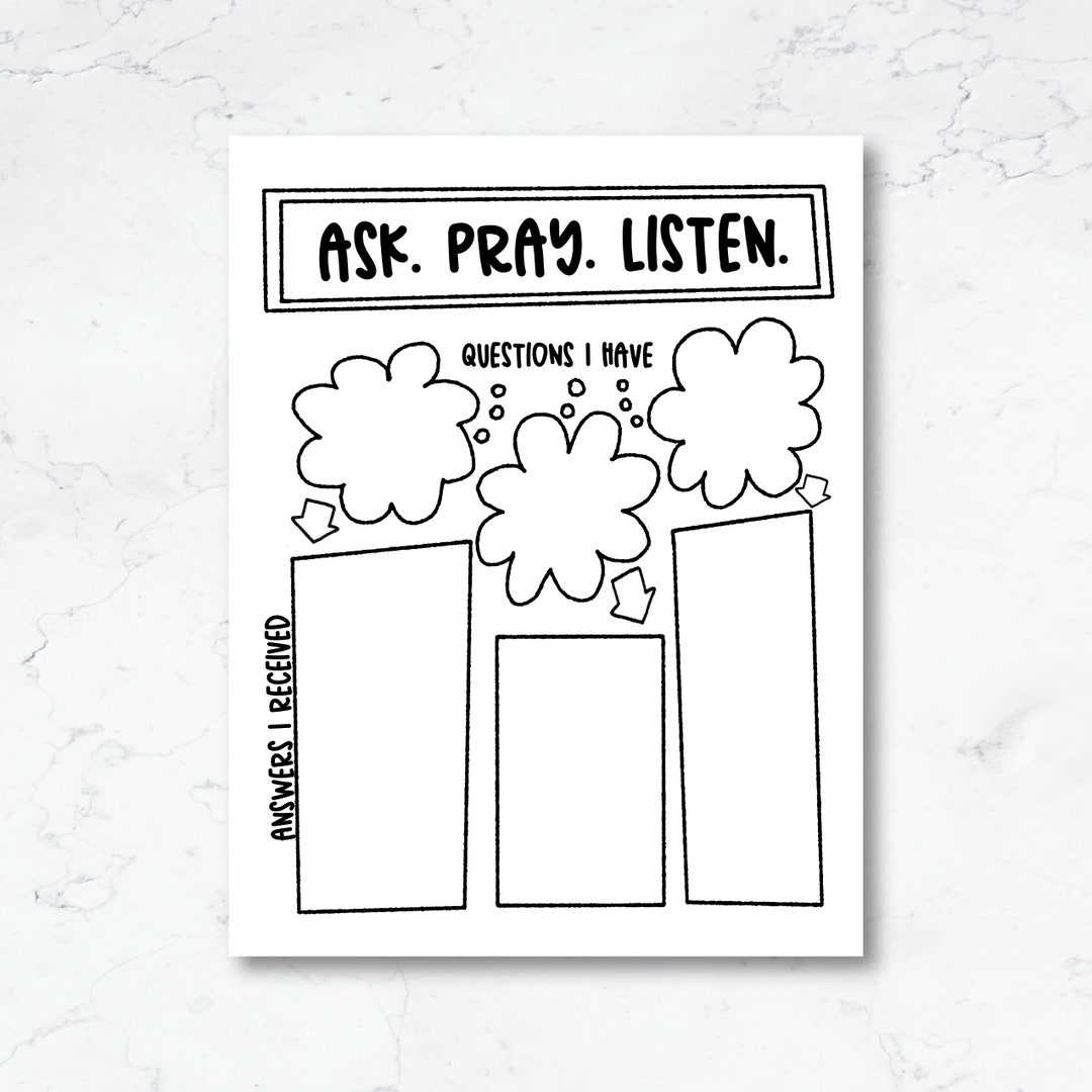 Youth General Conference Notes Page | Ask. Pray. Listen. | Teach Youth ...