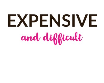 Expensive and Difficult PNG Letters. Digital Design Funny - Etsy