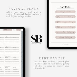 Undated Digital Budget Planner | Digital Planner | Finance Planner ...