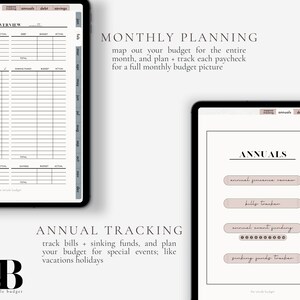 Undated Digital Budget Planner | Digital Planner | Finance Planner ...