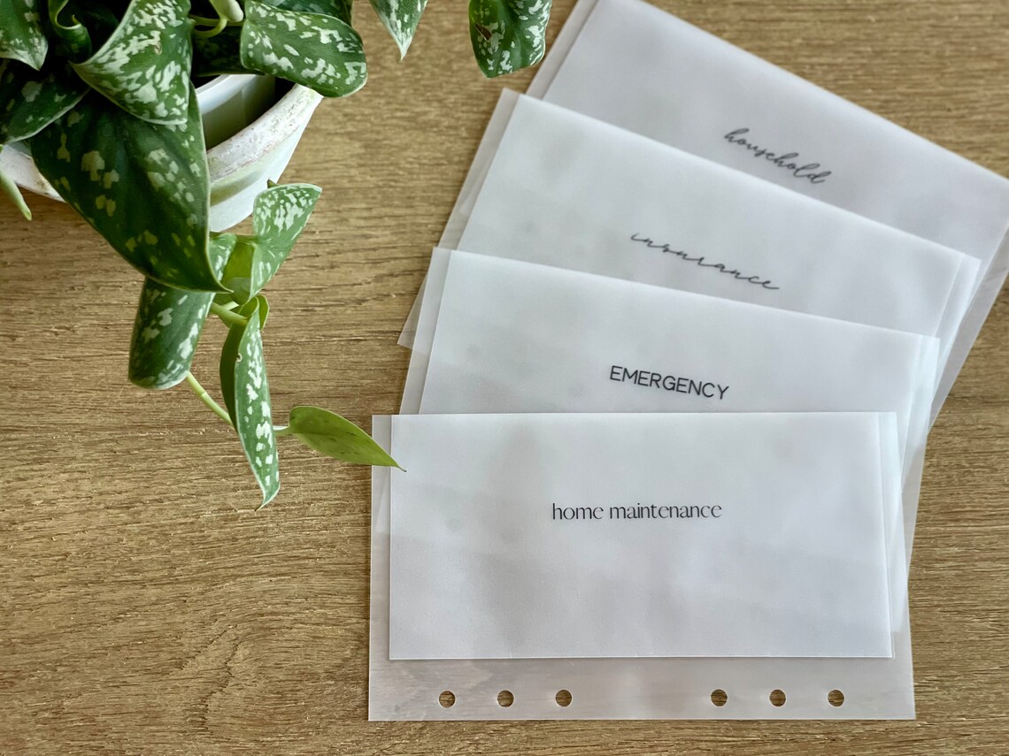 UPDATED** CUSTOM - Cash Envelopes | A6 AND A7 Cash Envelopes | Center ...