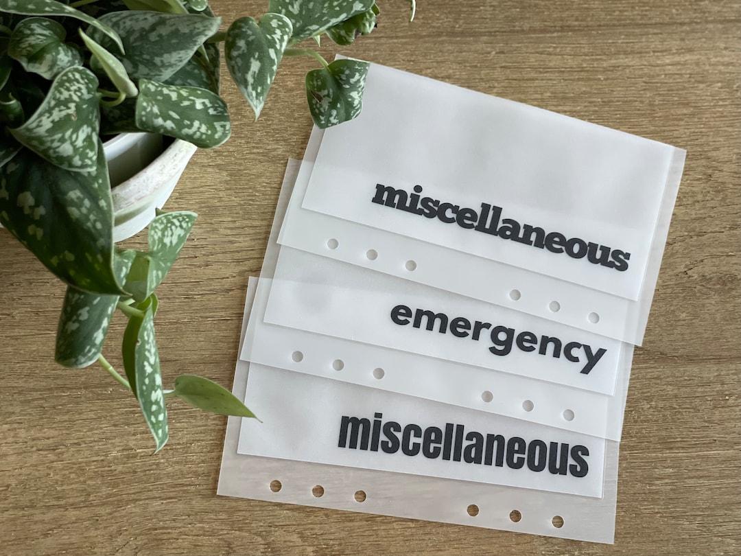 CUSTOM - Cash Envelopes | Cash Envelopes | Bold Corner Font Cash ...