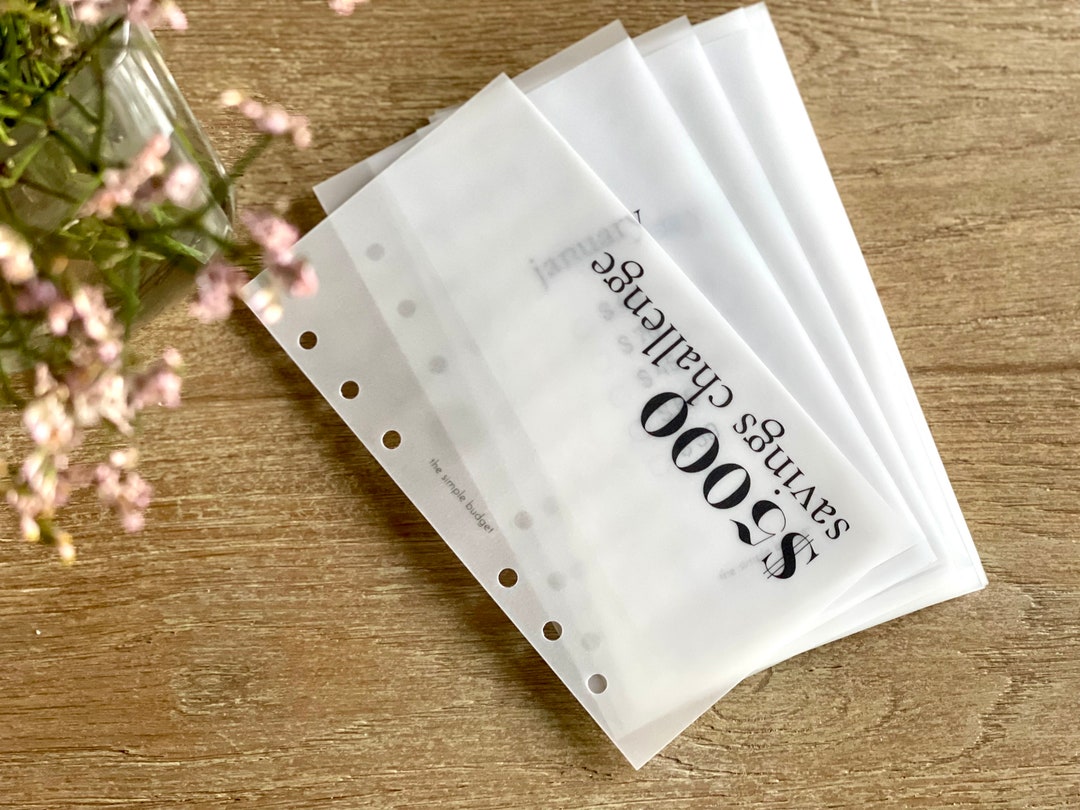 Savings Challenge Envelope Bundle | Cash Envelopes | Monthly Savings ...