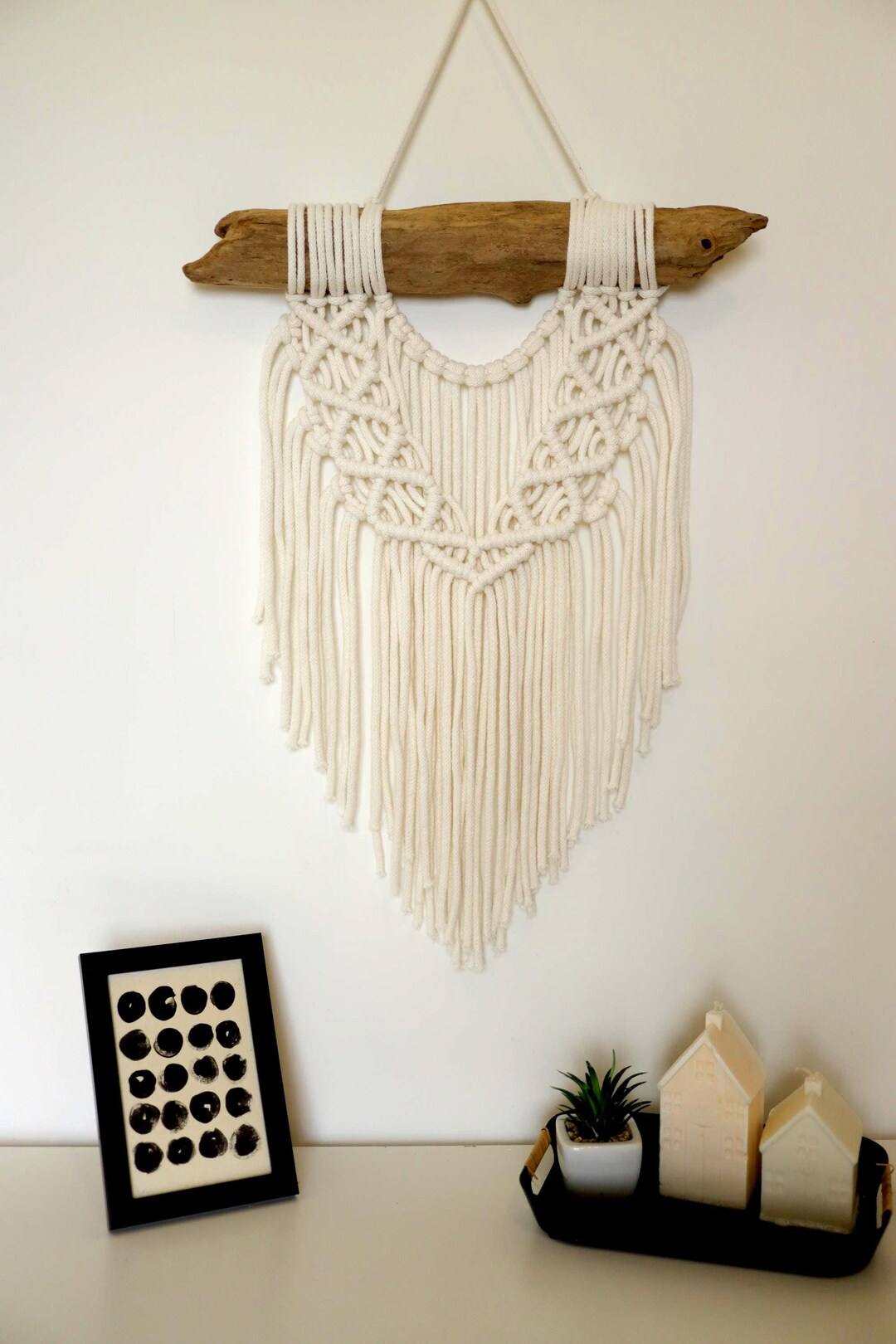 Macrame Wall Hanging Pattern "agot" of Medium Size for the Wall in Boho ...