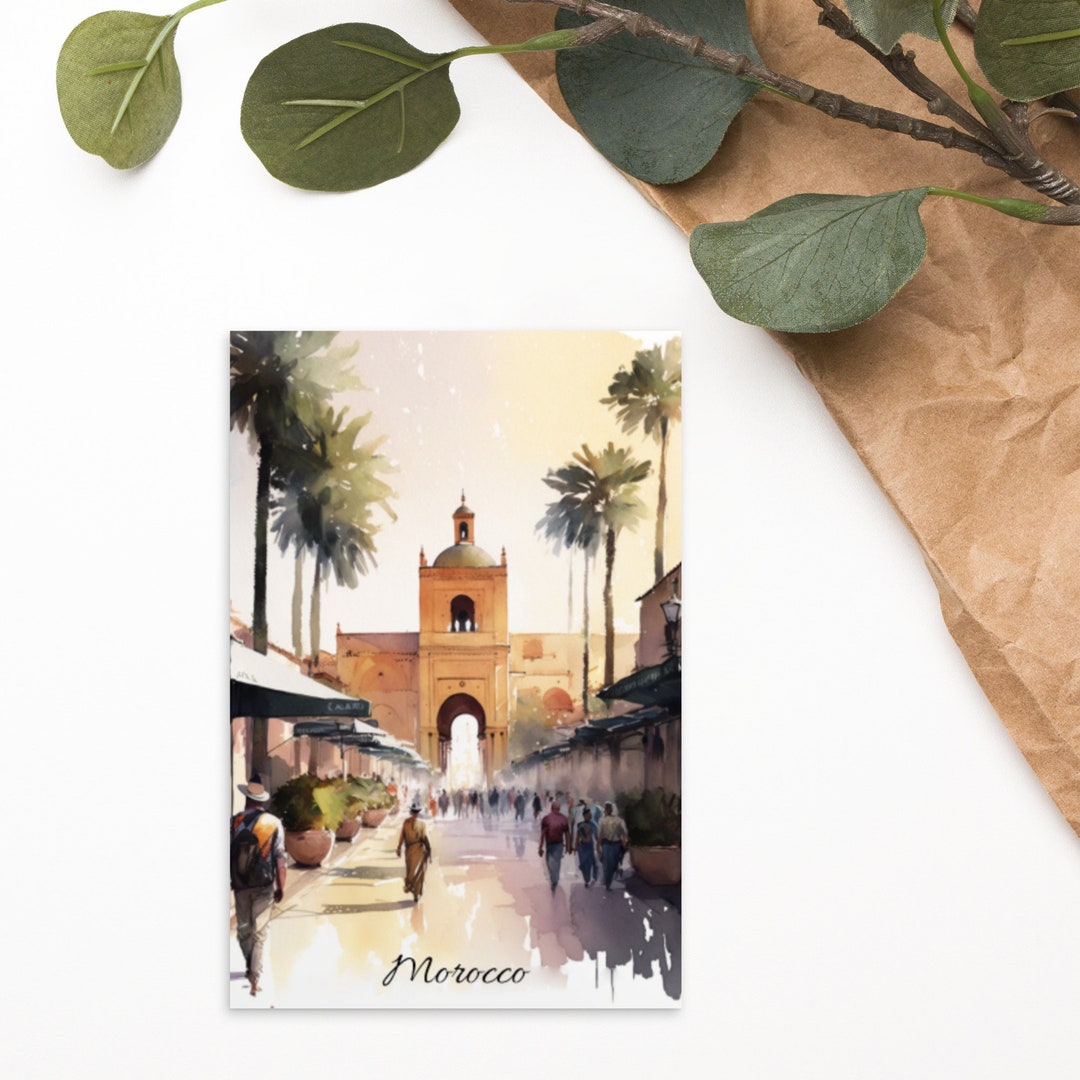Collectible Morocco Postcard From Morocco Travel Postcard Morocco ...