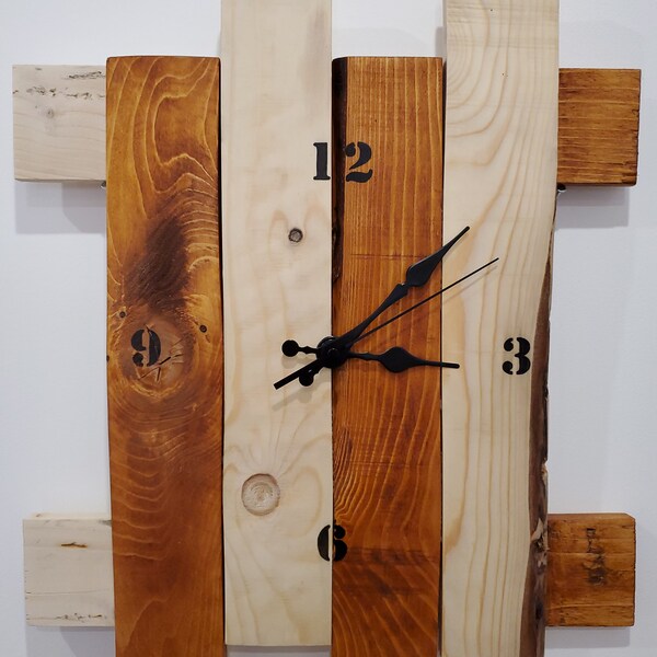 Pallet Wood Clock - Etsy