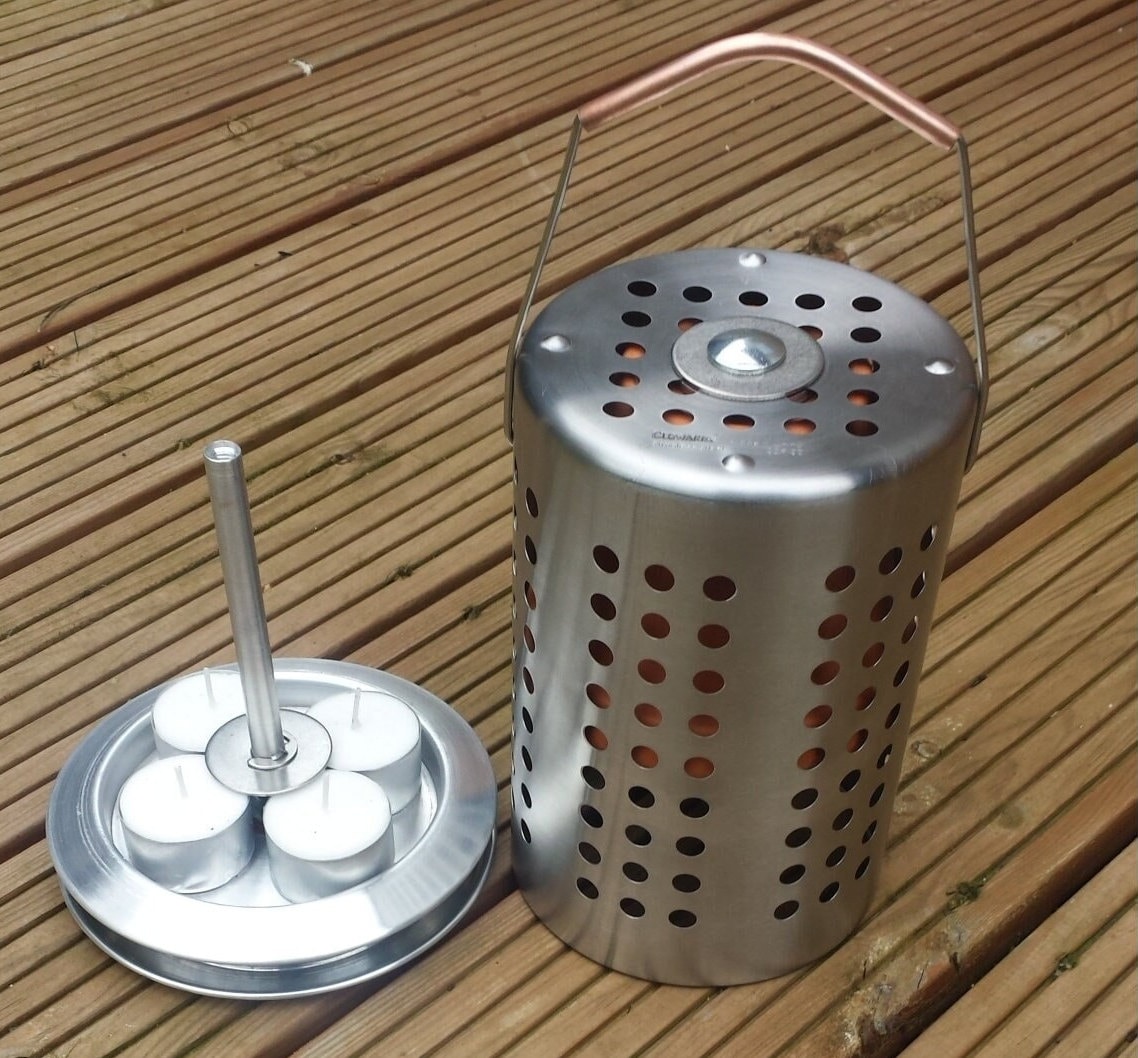 Candle ECO Heater 8 Hour T-lights -home, Camping, Caravan, Motorhome ...