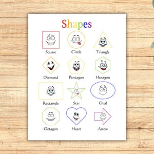 Printable Shape Tracing Worksheet, Learning Practice Worksheet, Connect ...