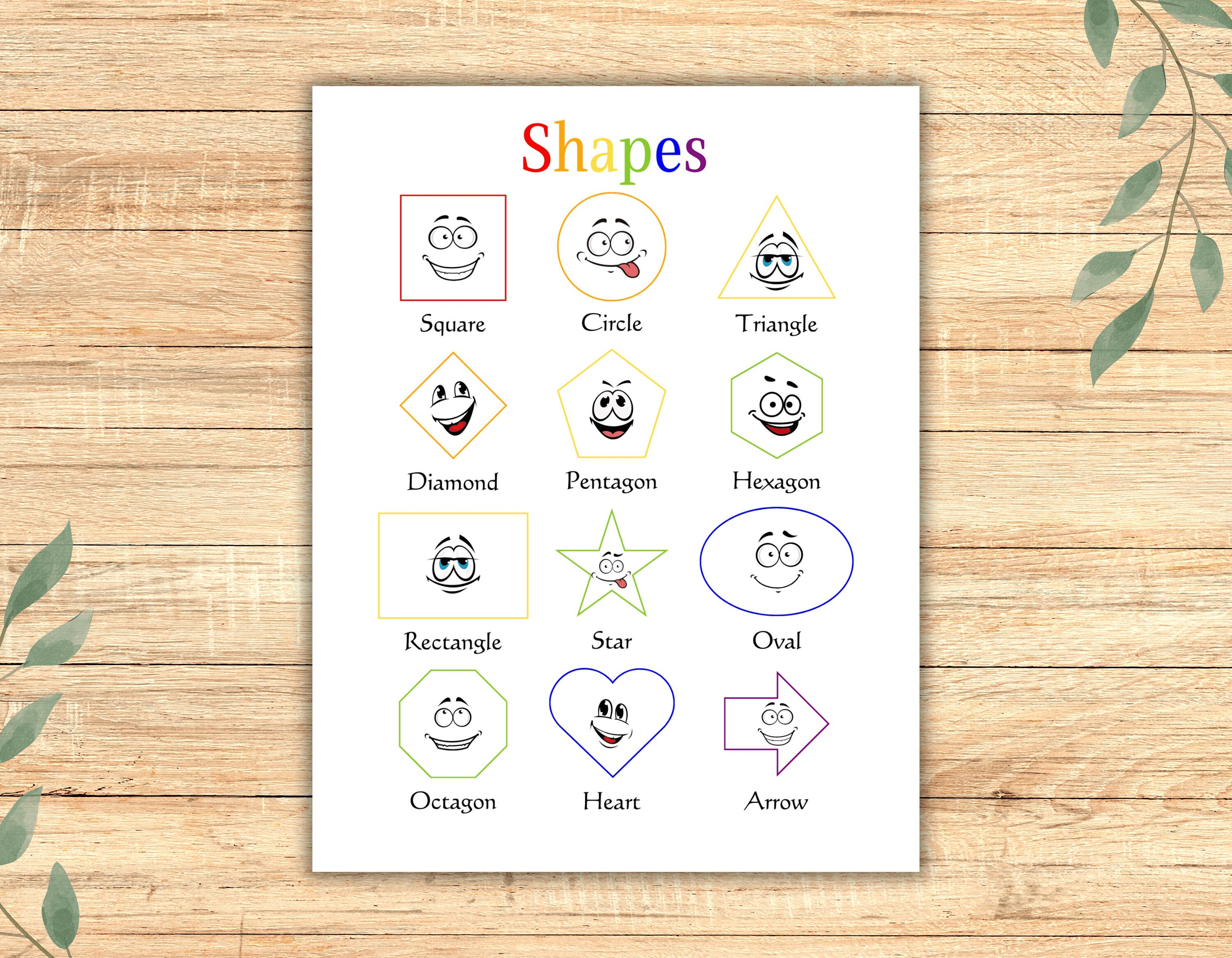 Printable Shape Tracing Worksheet, Learning Practice Worksheet, Connect ...