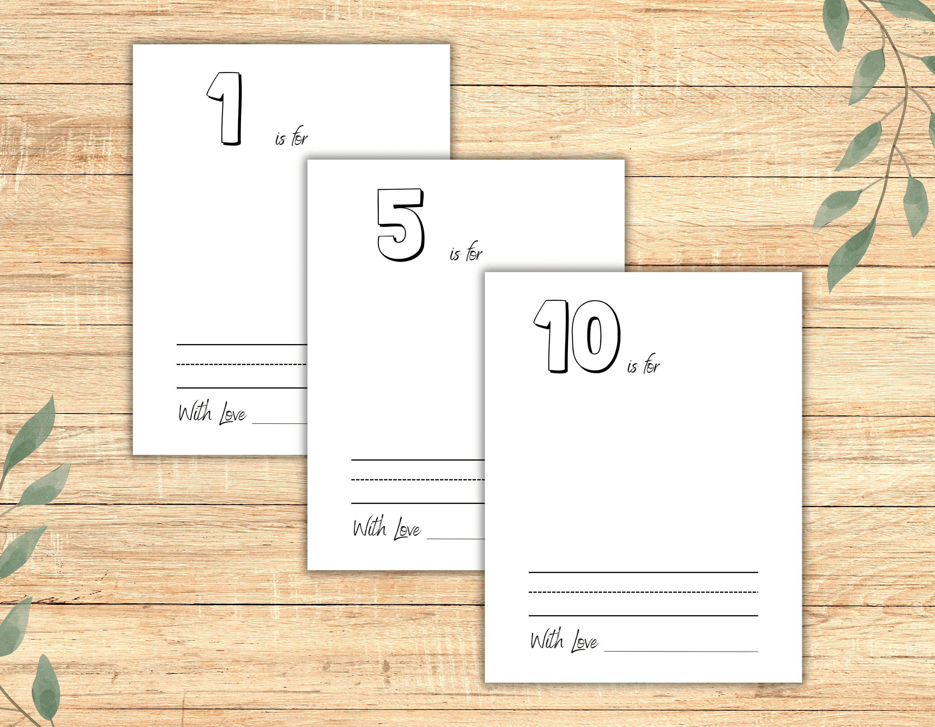 Baby's First 123 Book, Printable Numbers Coloring Book, DIY 123 Book ...