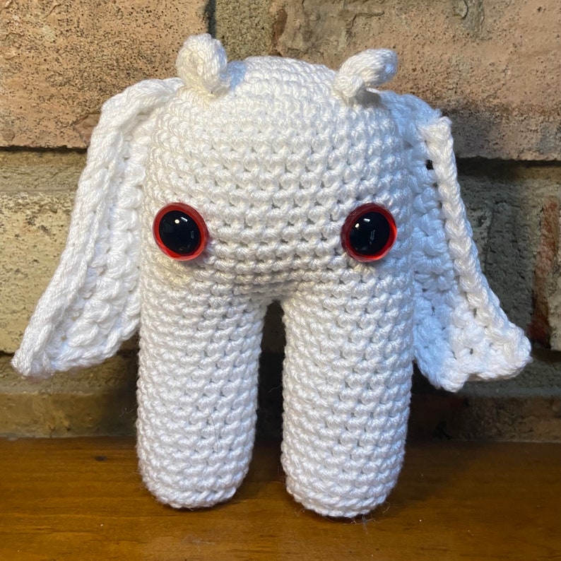 Mothman Mini Cryptid Creature Plush Doll Designed and Crocheted by Luci ...