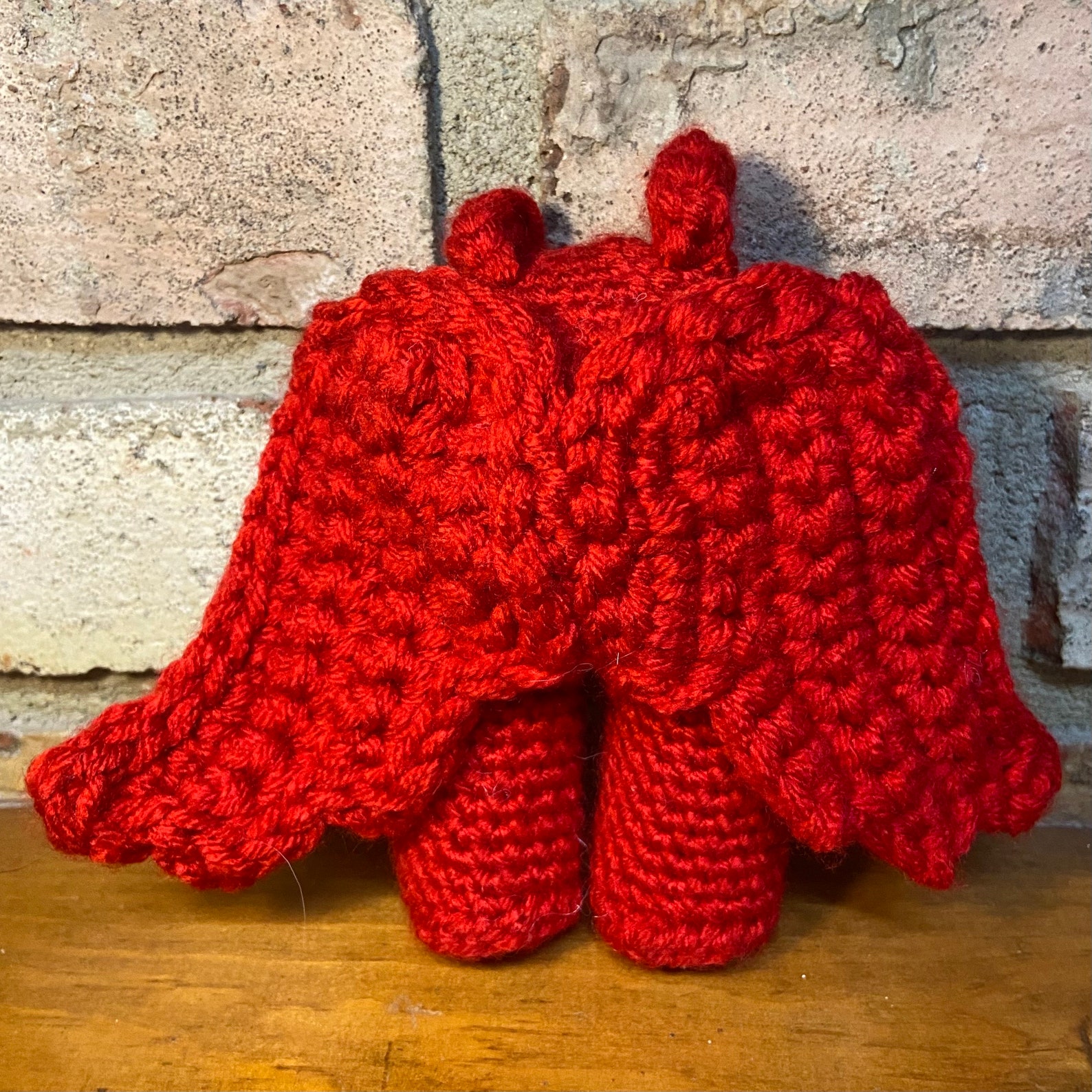 Mothman Mini Cryptid Creature Plush Doll Designed and Crocheted by Luci ...