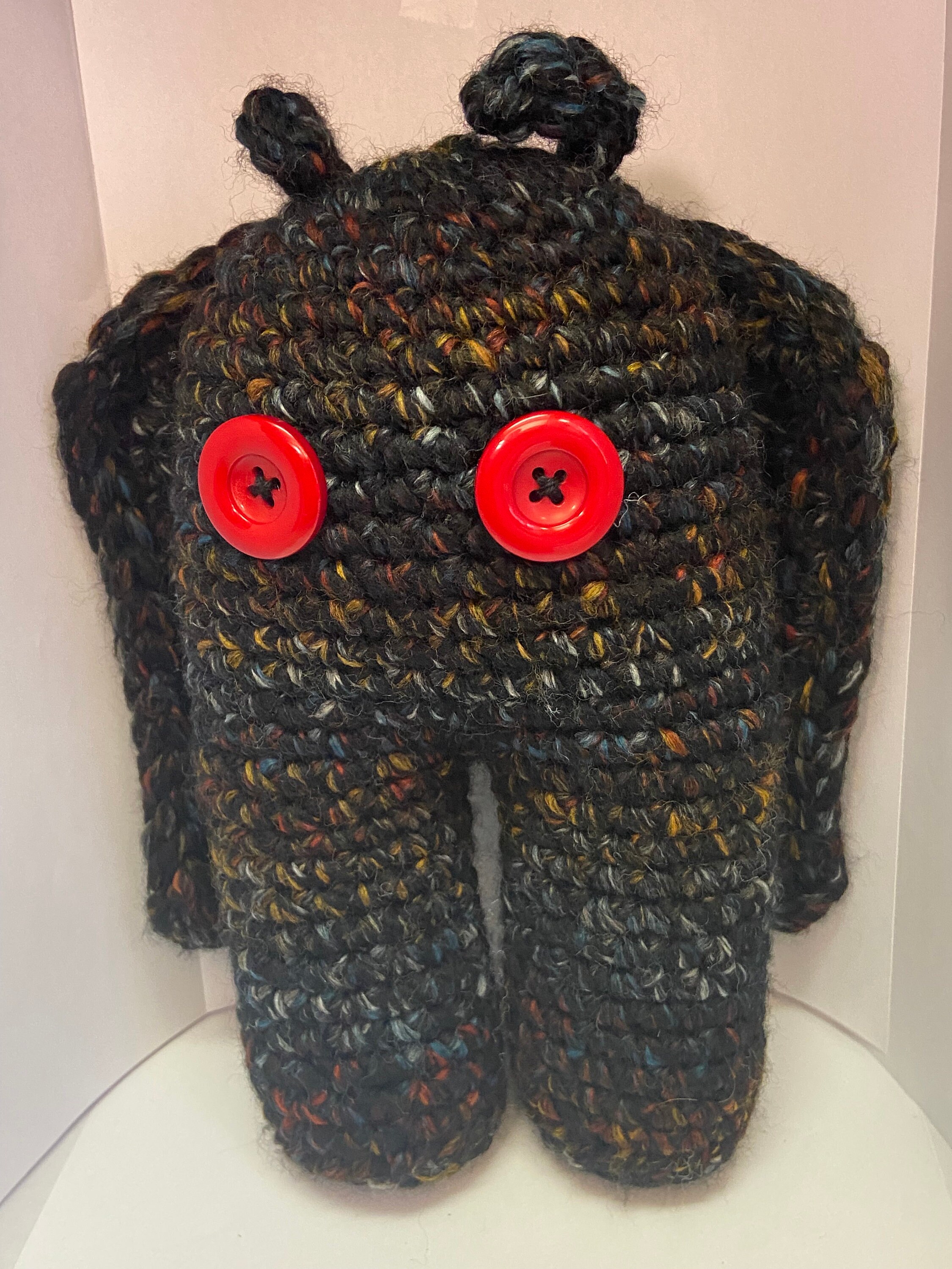 Mothman Cryptid Creature Plush Doll Designed and Crocheted by Luci ...