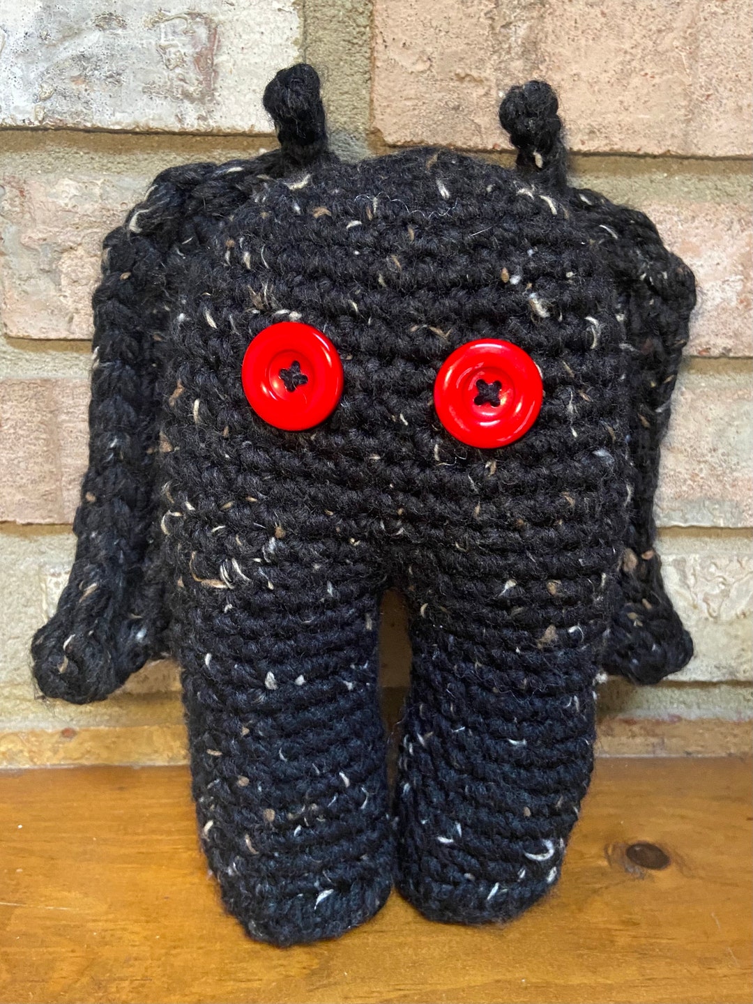 Mothman Cryptid Creature Plush Doll Designed and Crocheted by Luci - Etsy