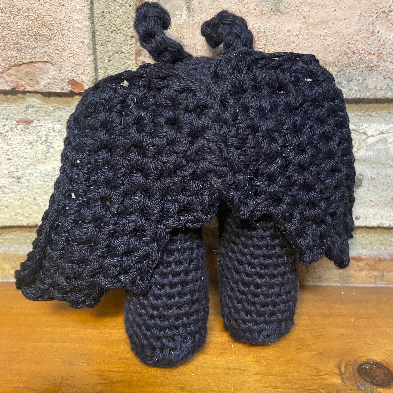 Mothman Mini Cryptid Creature Plush Doll Designed and Crocheted by Luci ...