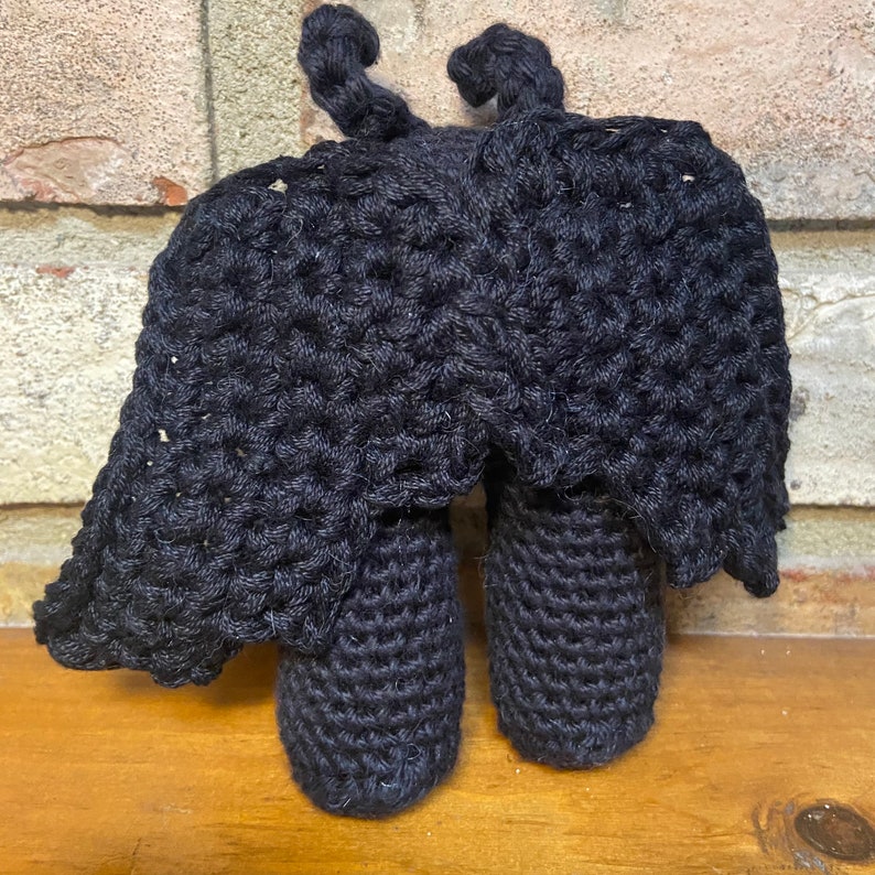 Mothman Mini Cryptid Creature Plush Doll Designed and Crocheted by Luci ...