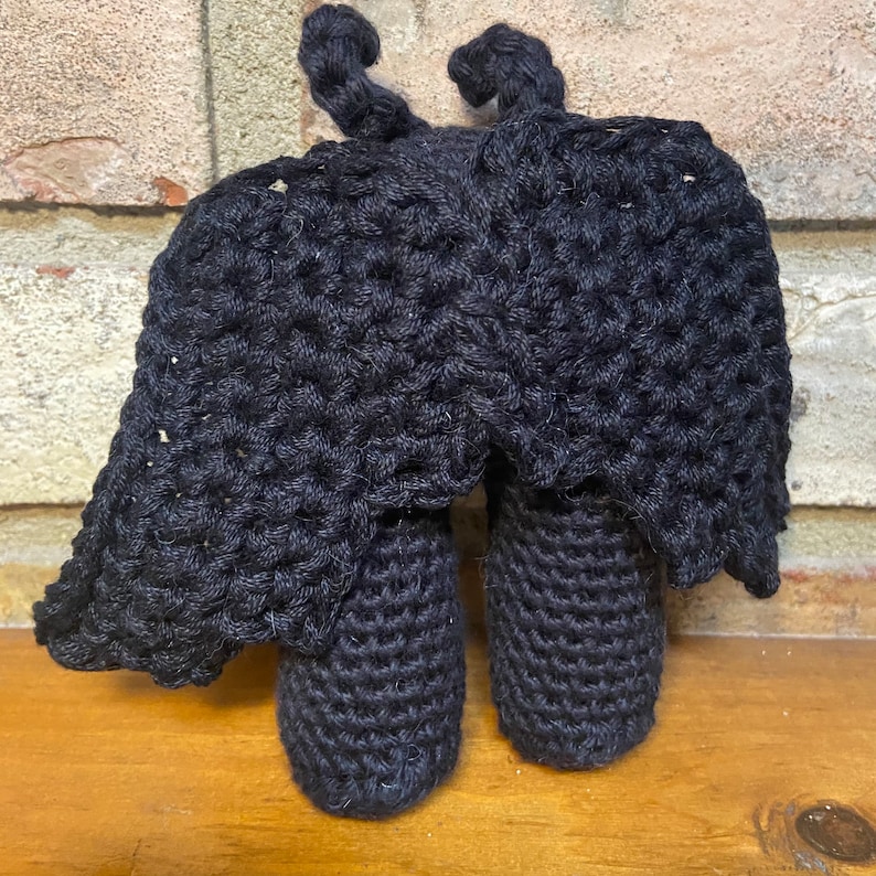 Mothman Mini Cryptid Creature Plush Doll Designed and Crocheted by Luci ...