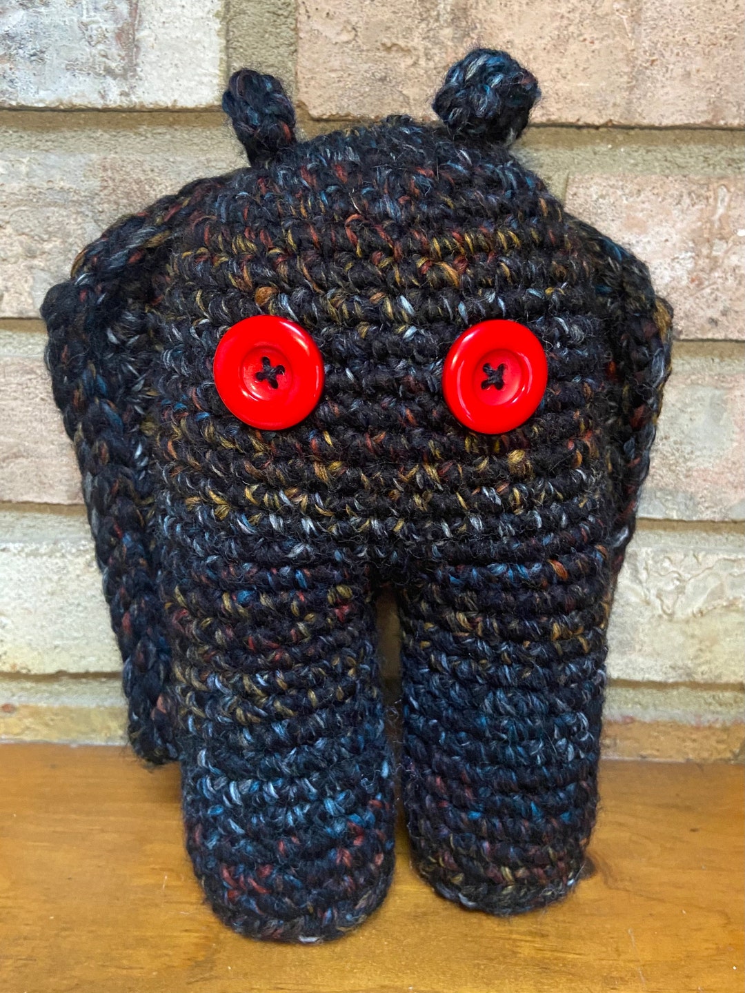 Mothman Cryptid Creature Plush Doll Designed and Crocheted by Luci ...