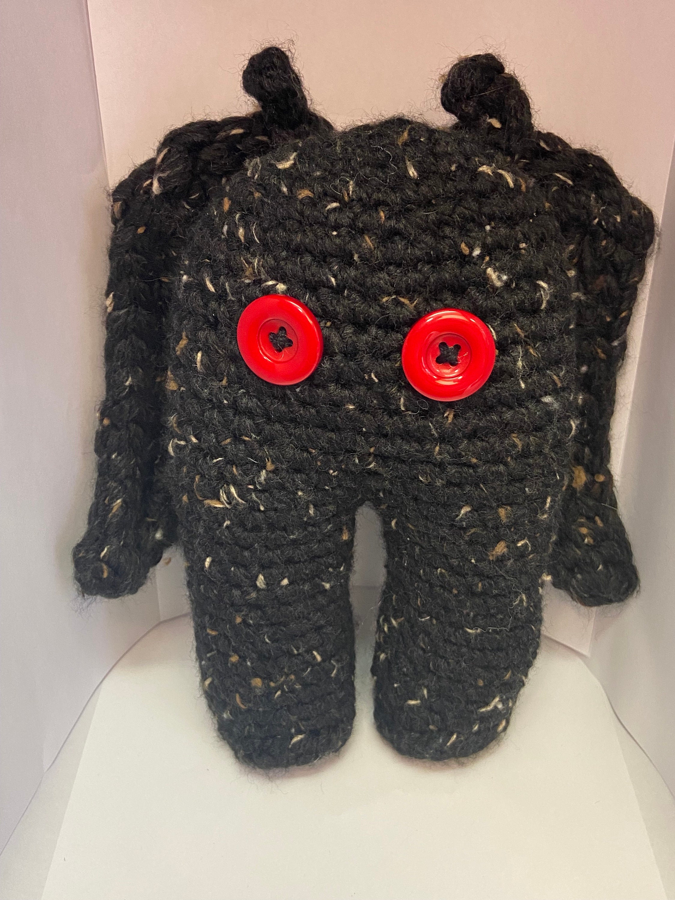 Mothman Cryptid Creature Plush Doll Designed and Crocheted by Luci ...