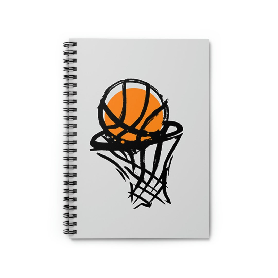 Basketball Spiral Notebook Ruled Line - Etsy