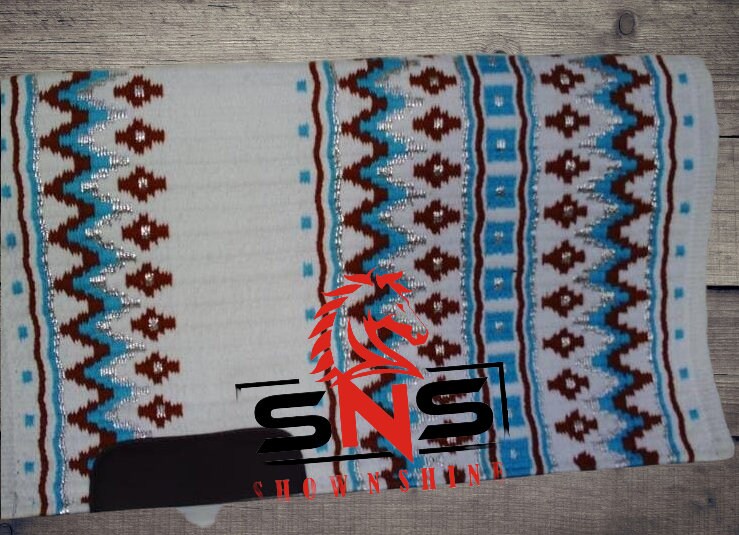 White Based Western Show Blanket - Etsy