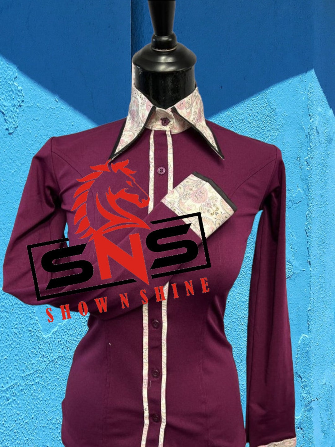 Western Rodeo Queen Showmanship Shirt - Etsy