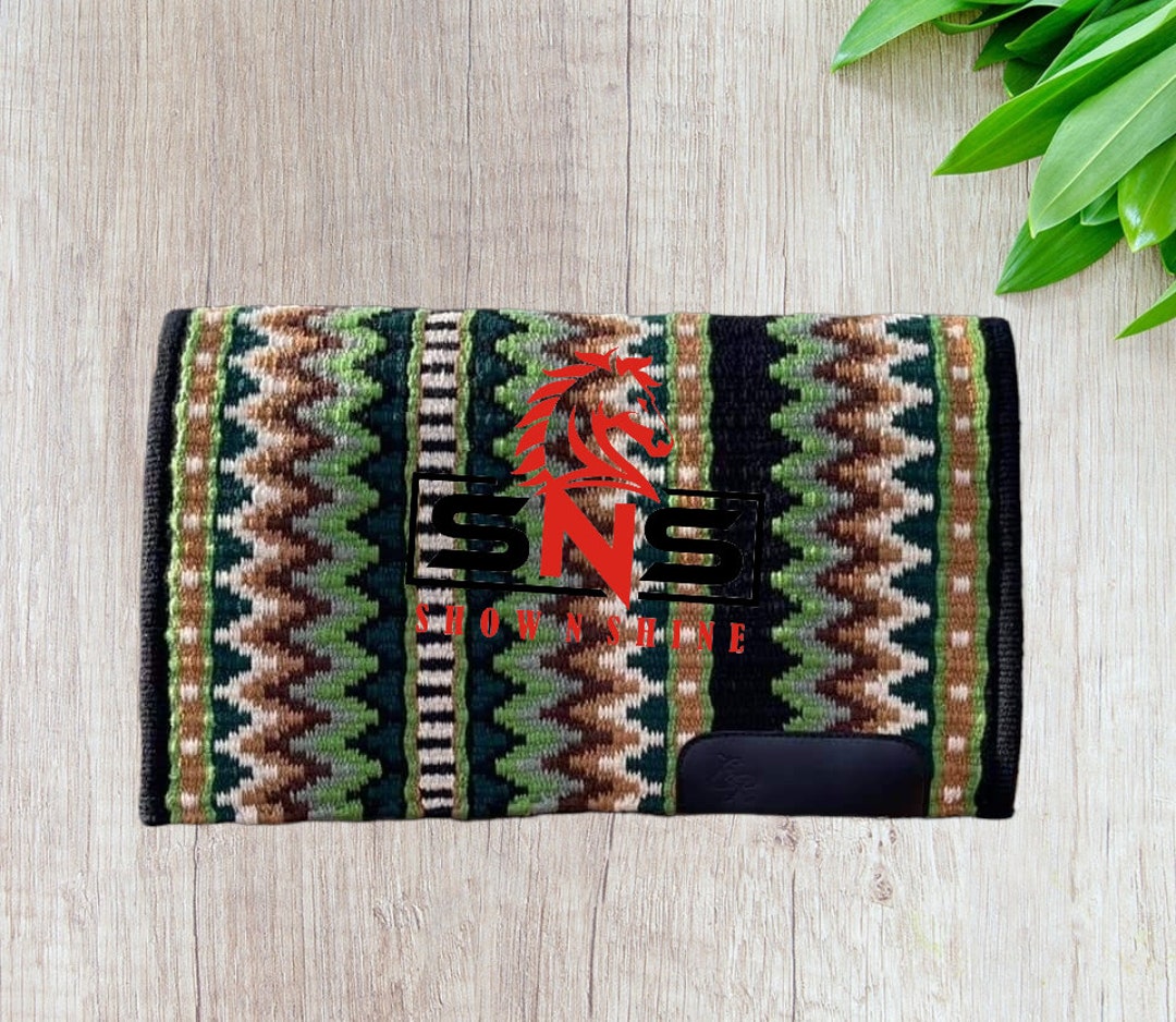 Black Based Show Pad,western Show Pad,wool Pad - Etsy