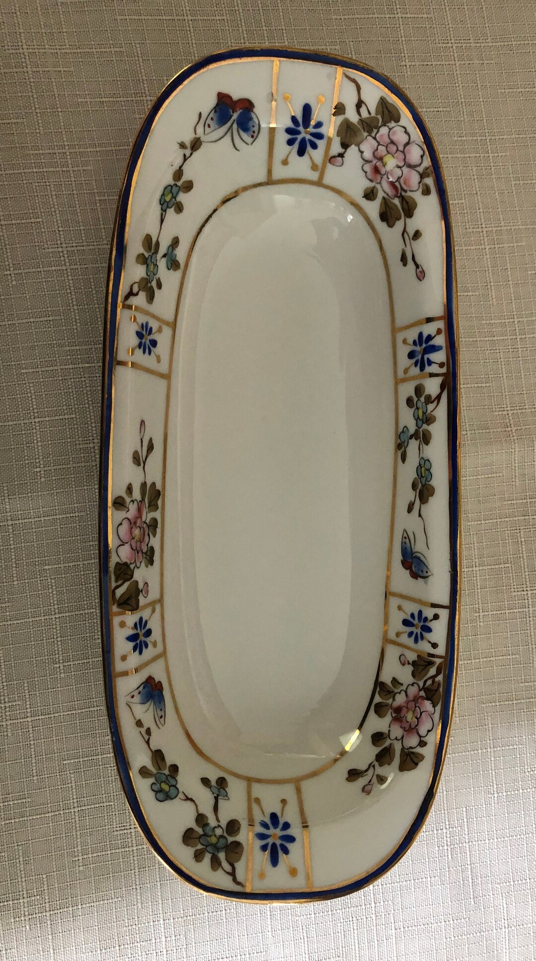 Nippon Hand Painted 8” Dish - Etsy